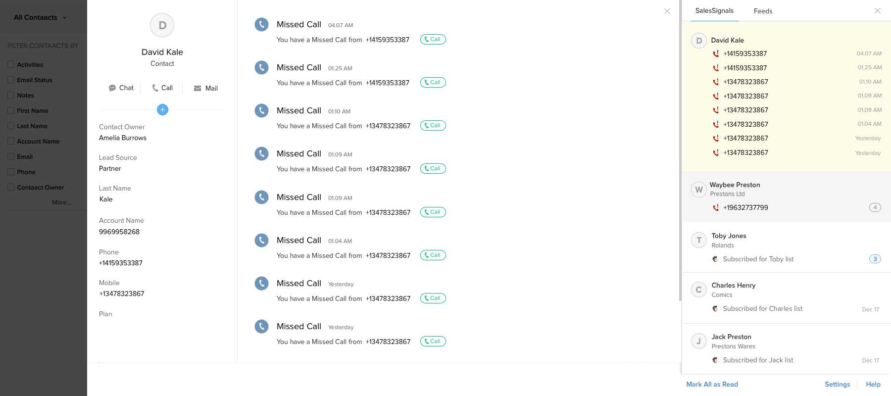 Why choose Zoho CRM + Telephony