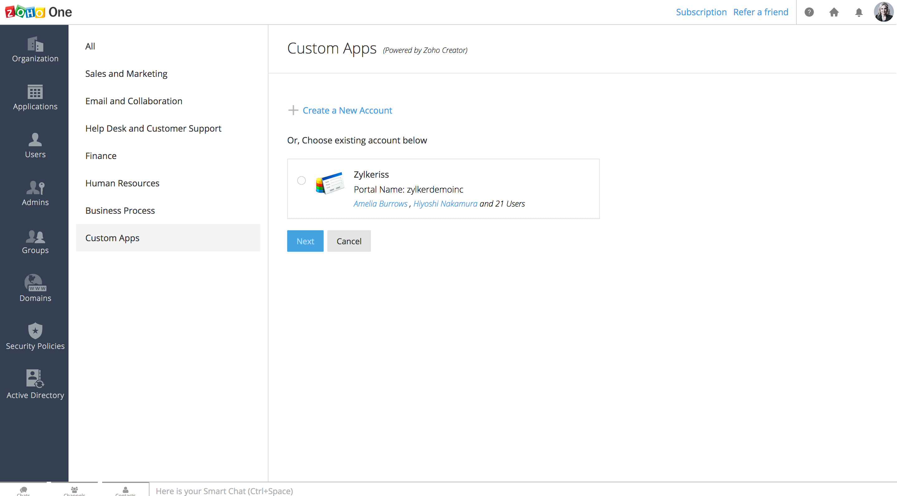 Custom Application Help Document