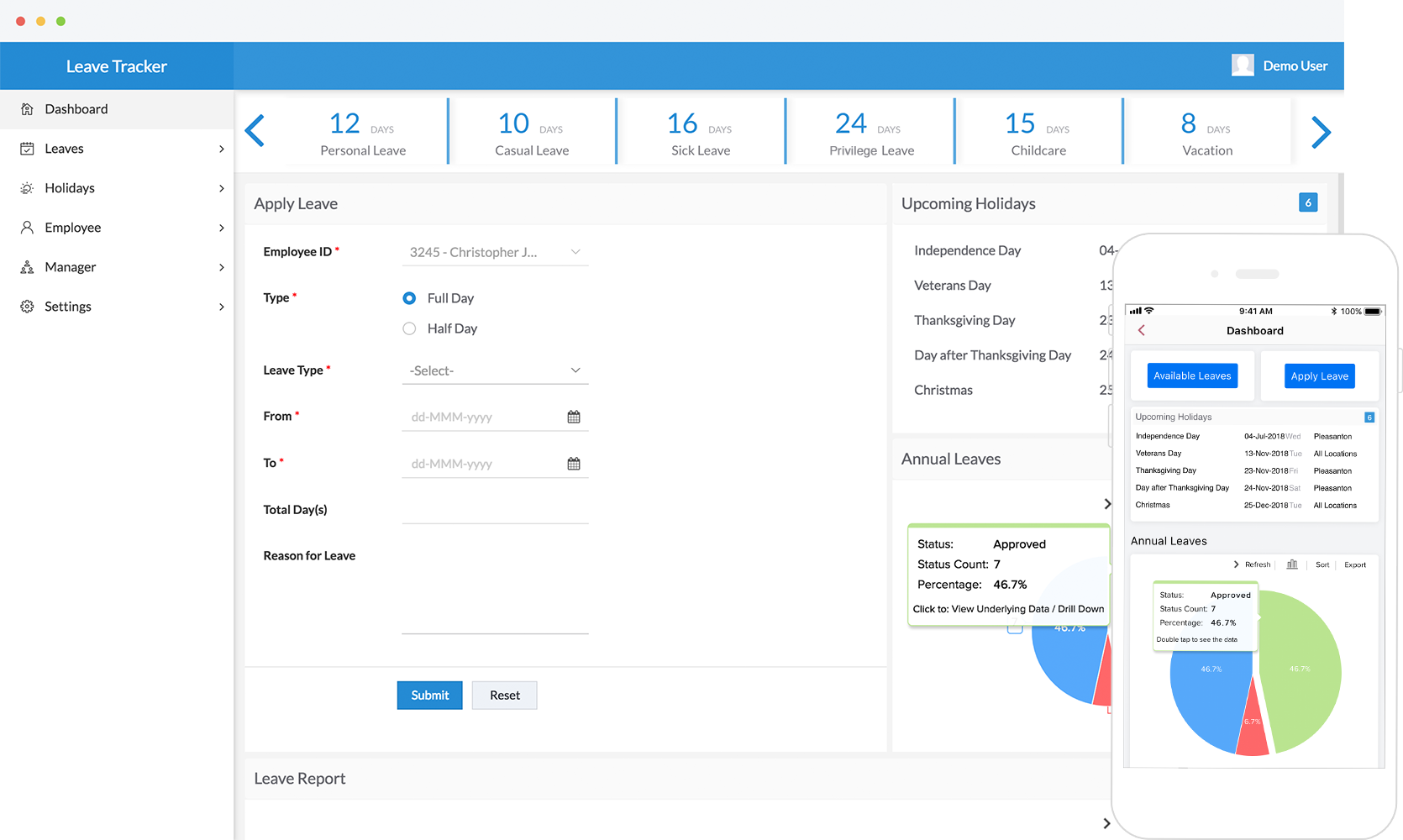 Free leave management software | Customizable leave tracking app - Zoho ... Free leave management software | Customizable leave tracking app - Zoho ...