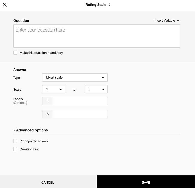 How To Add And Edit Rating Scale ions On Zoho Survey 