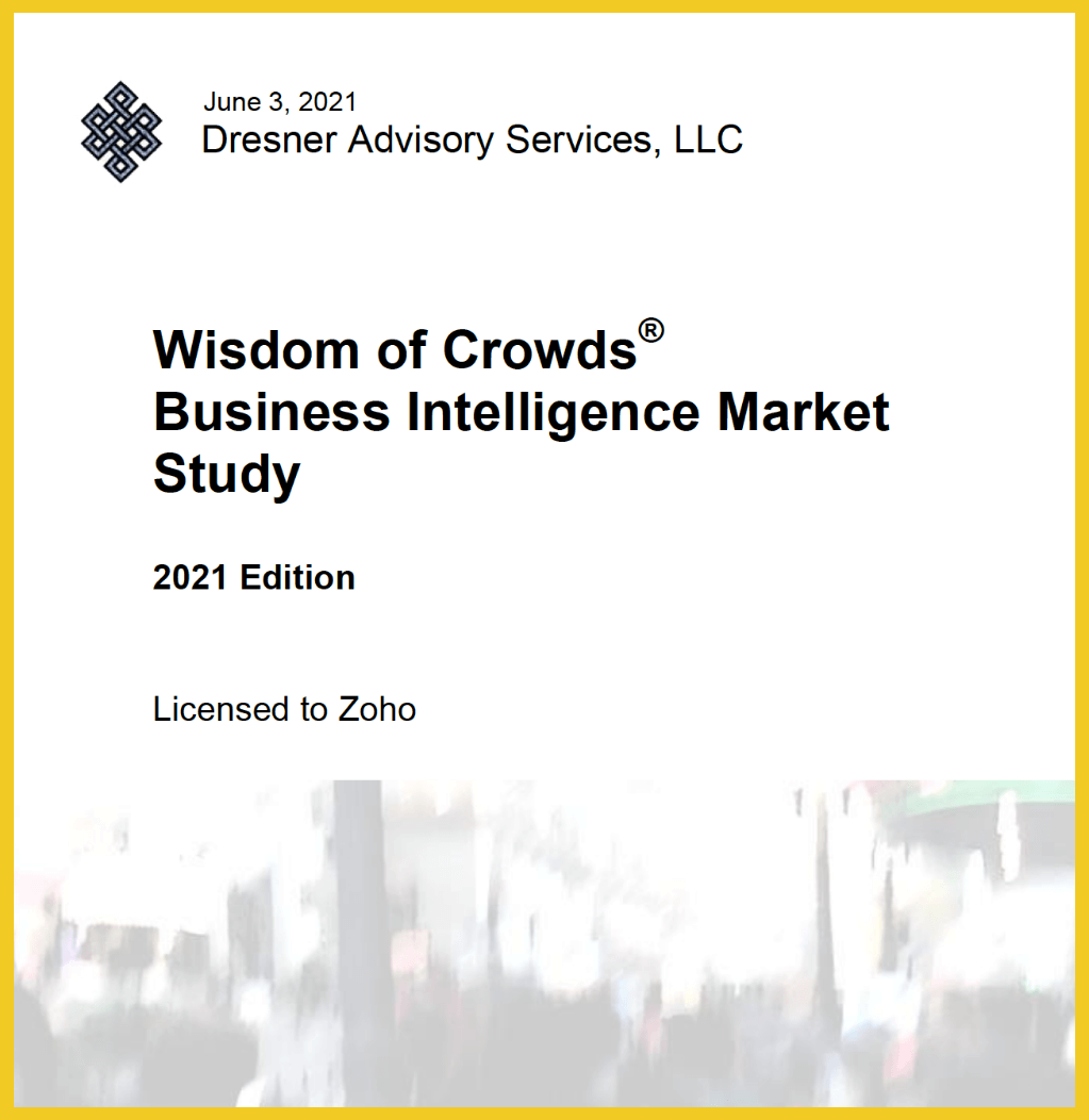 Dresner Advisory Services: Wisdom of Crowds 2022 Business Intelligence ...