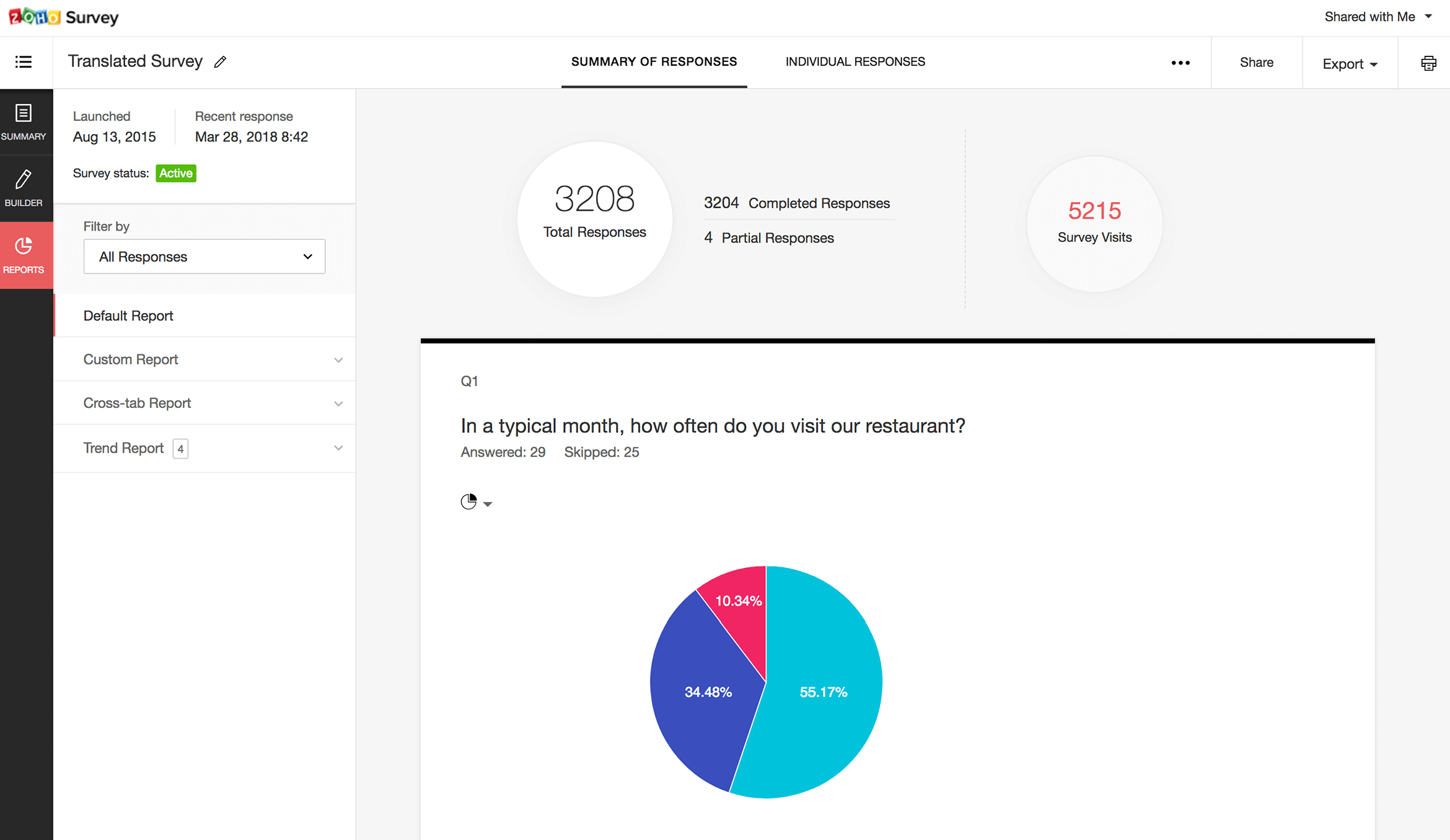 Analyze Survey Reports - Zoho Survey Analyze Survey Reports - Zoho Survey