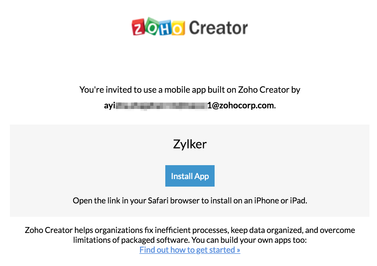 Code Sign iOS App for Users | Zoho Creator Help