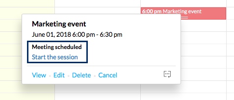 Associate Events on Zoho Calendar with other Zoho Apps