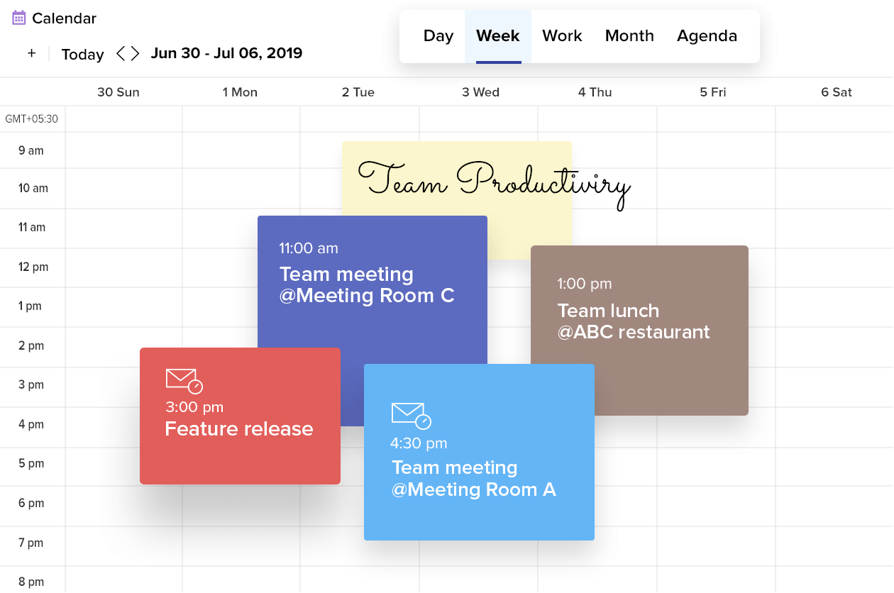 Team Calendar for working together | Zoho Calendar