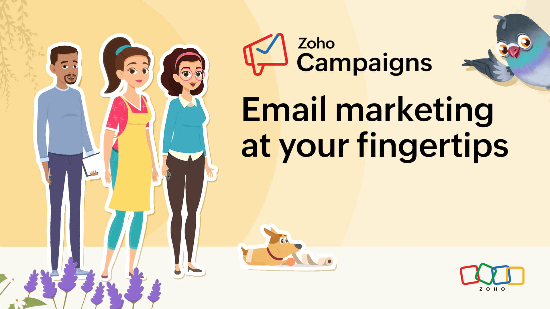 Sign in to your Zoho Campaigns account