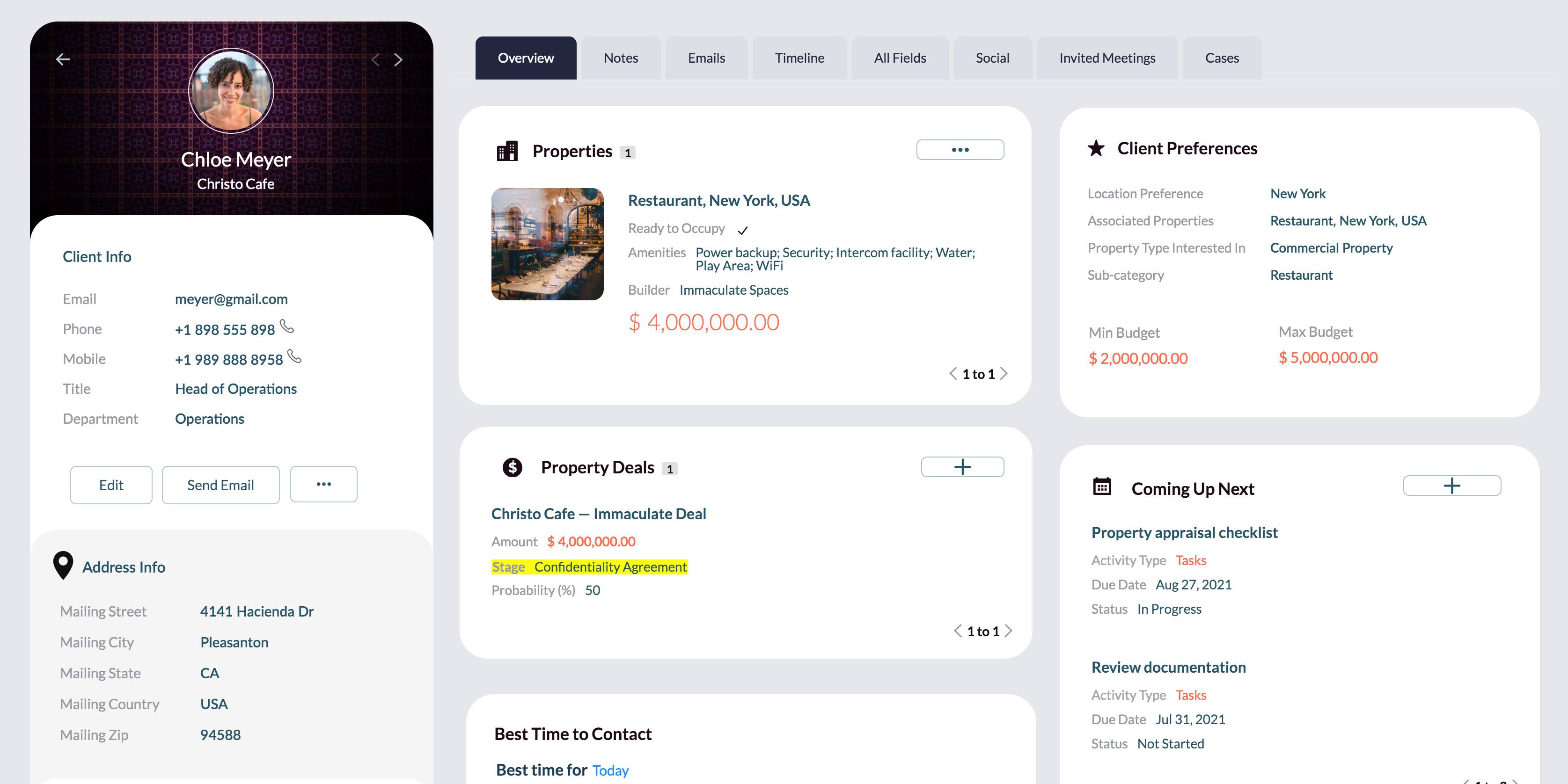 Canvas for Real Estate | Use Cases - Zoho CRM