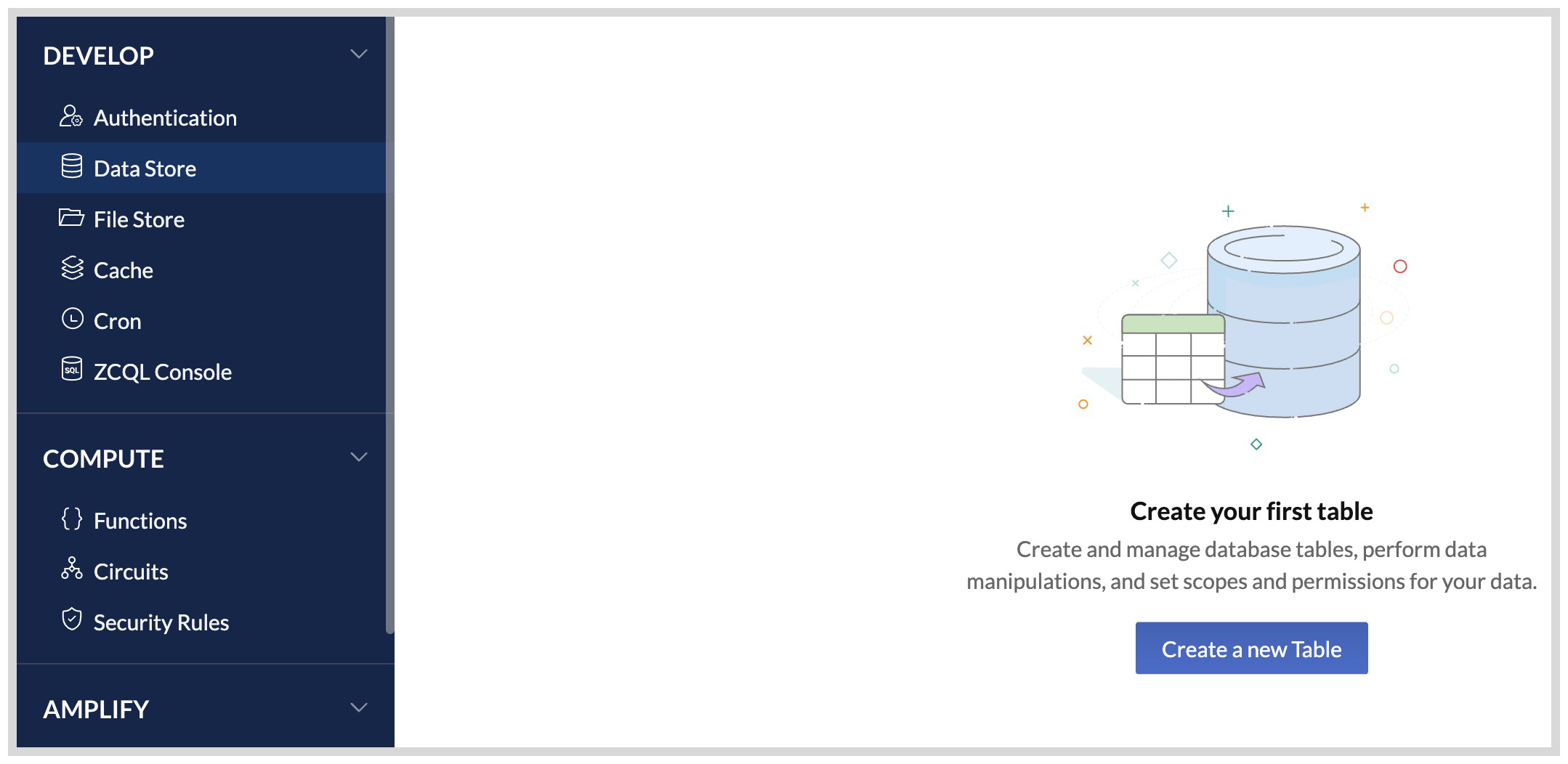 Data Store | Online Help - Catalyst