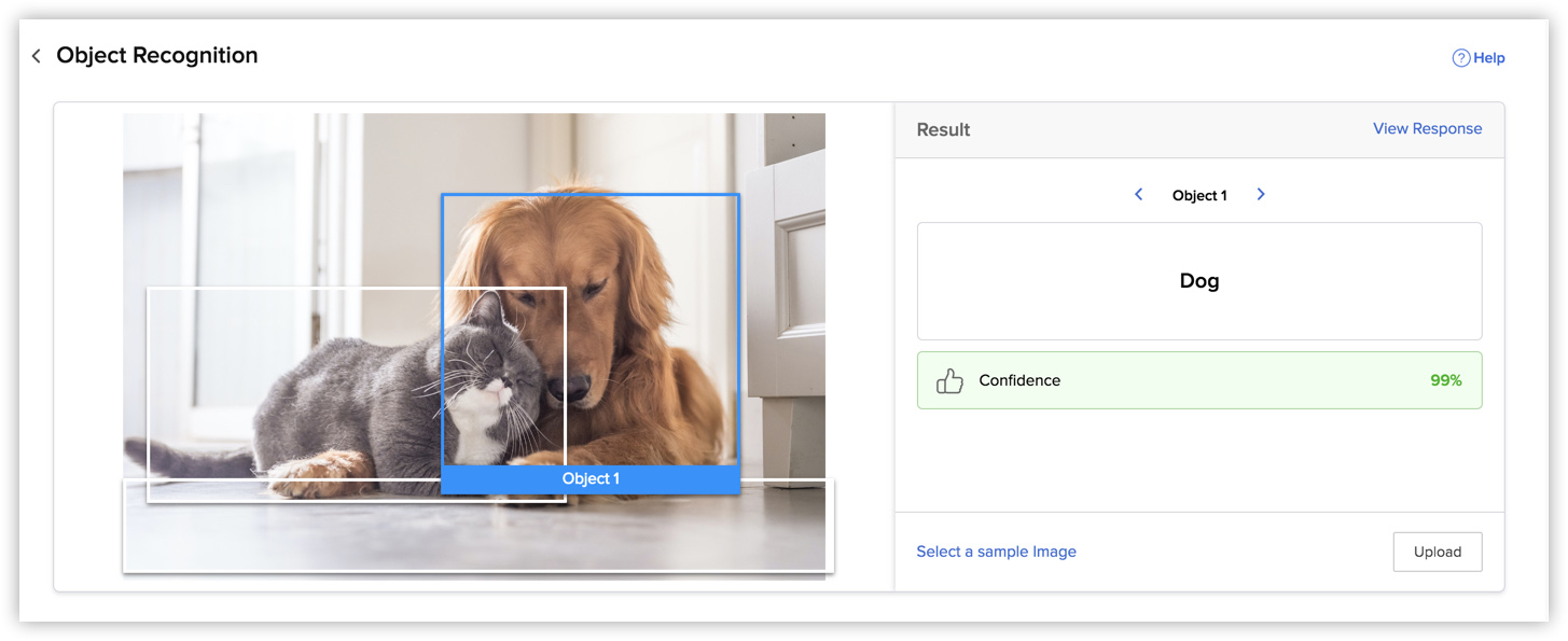 Zia Object Recognition | Online Help - Zoho Catalyst
