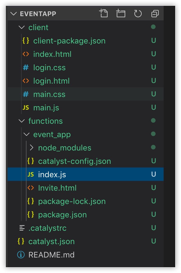 Setup IDE | Event Functions Tutorial - Zoho Catalyst