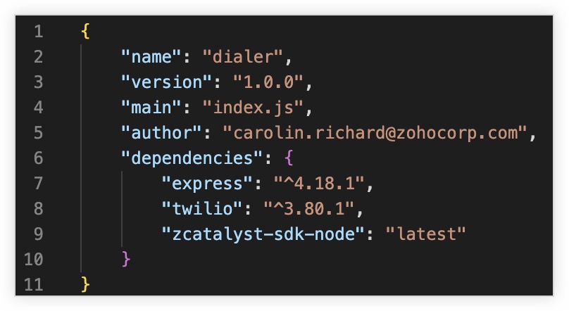 Configure Advanced I/O Function | Simple Dialer App Tutorial - Zoho ...