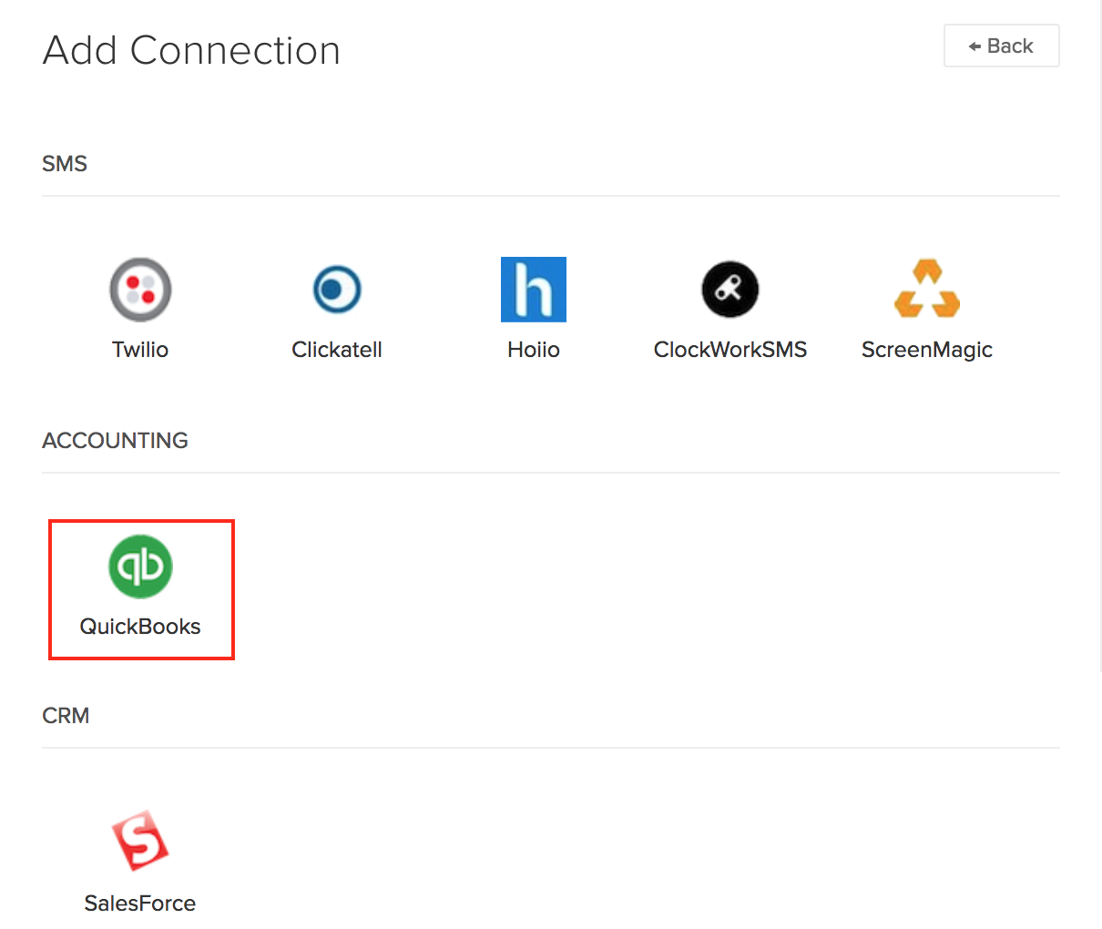 Configure QuickBooks Connection | Zoho Creator Help
