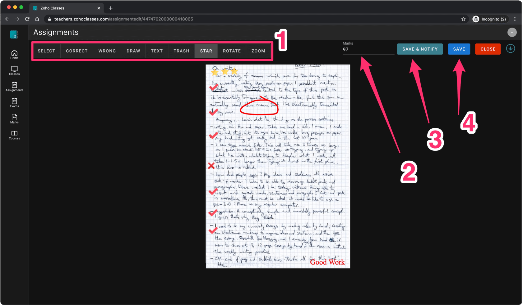 Zoho Classes - What's New