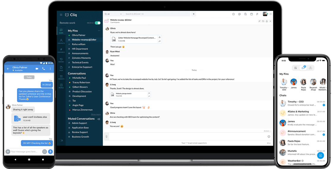 Team Communication Software | Business & Team Chat App - Zoho Cliq Team Communication Software | Business & Team Chat App - Zoho Cliq
