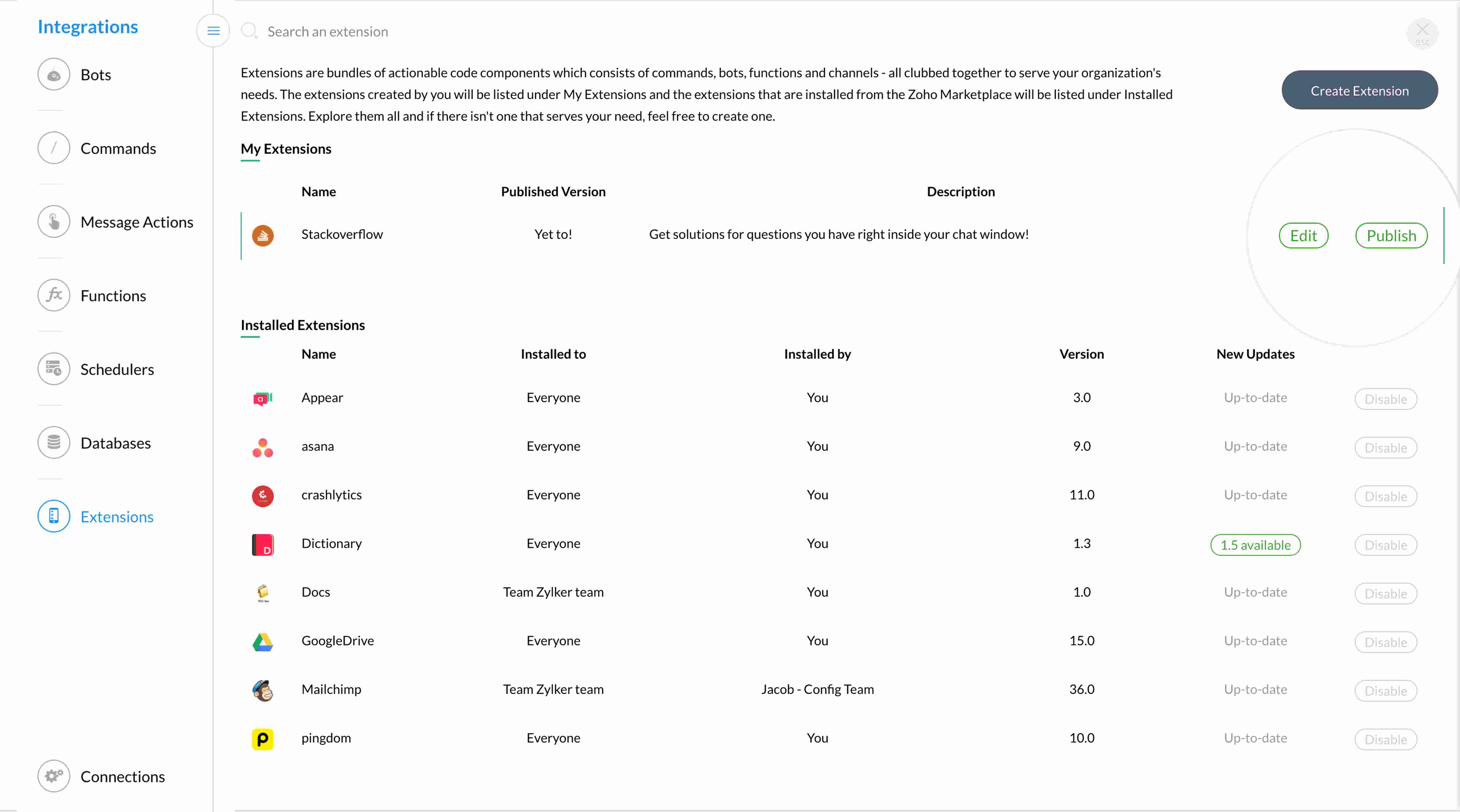 Building Extensions | Cliq