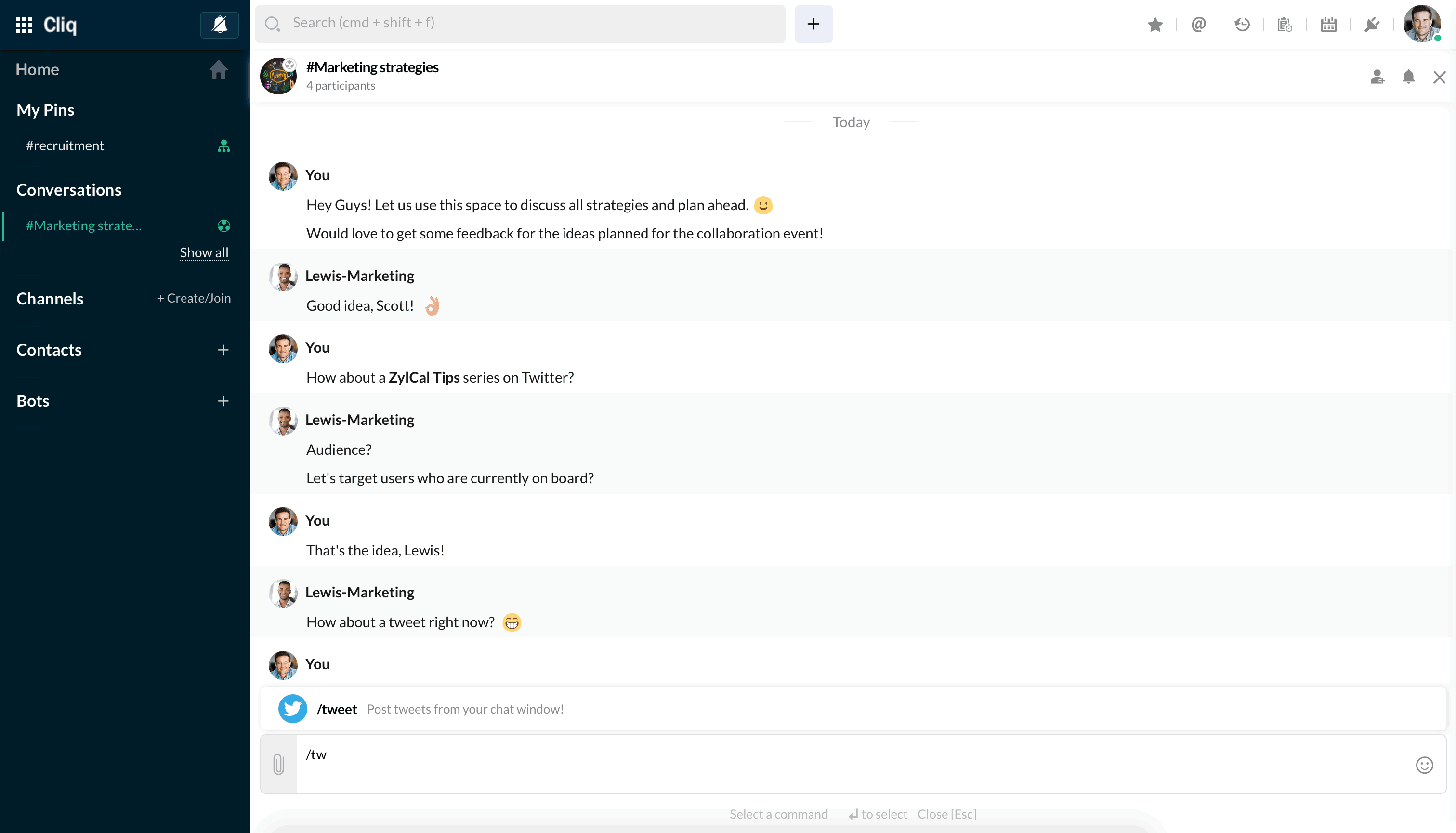 Invoke URL Task | Cliq