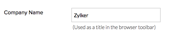 Manage company details