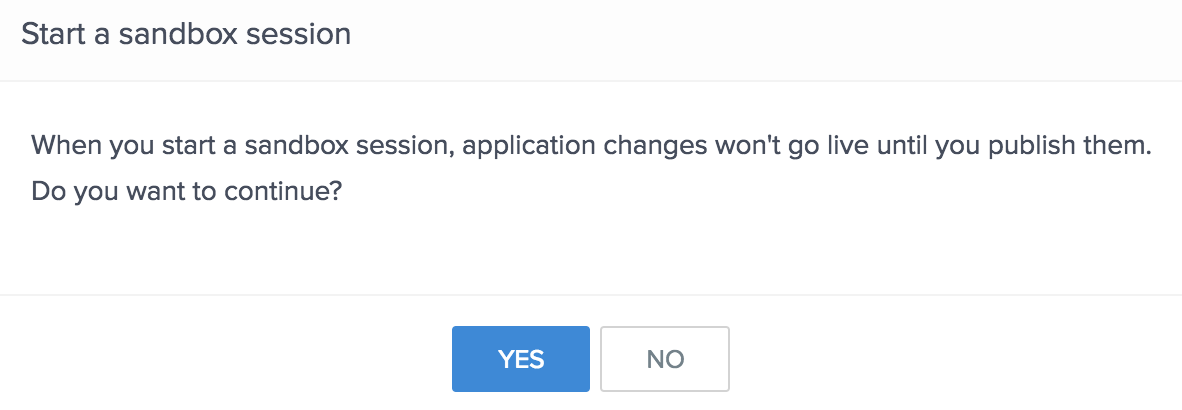 Create Application Sandbox | ManageEngine AppCreator Help