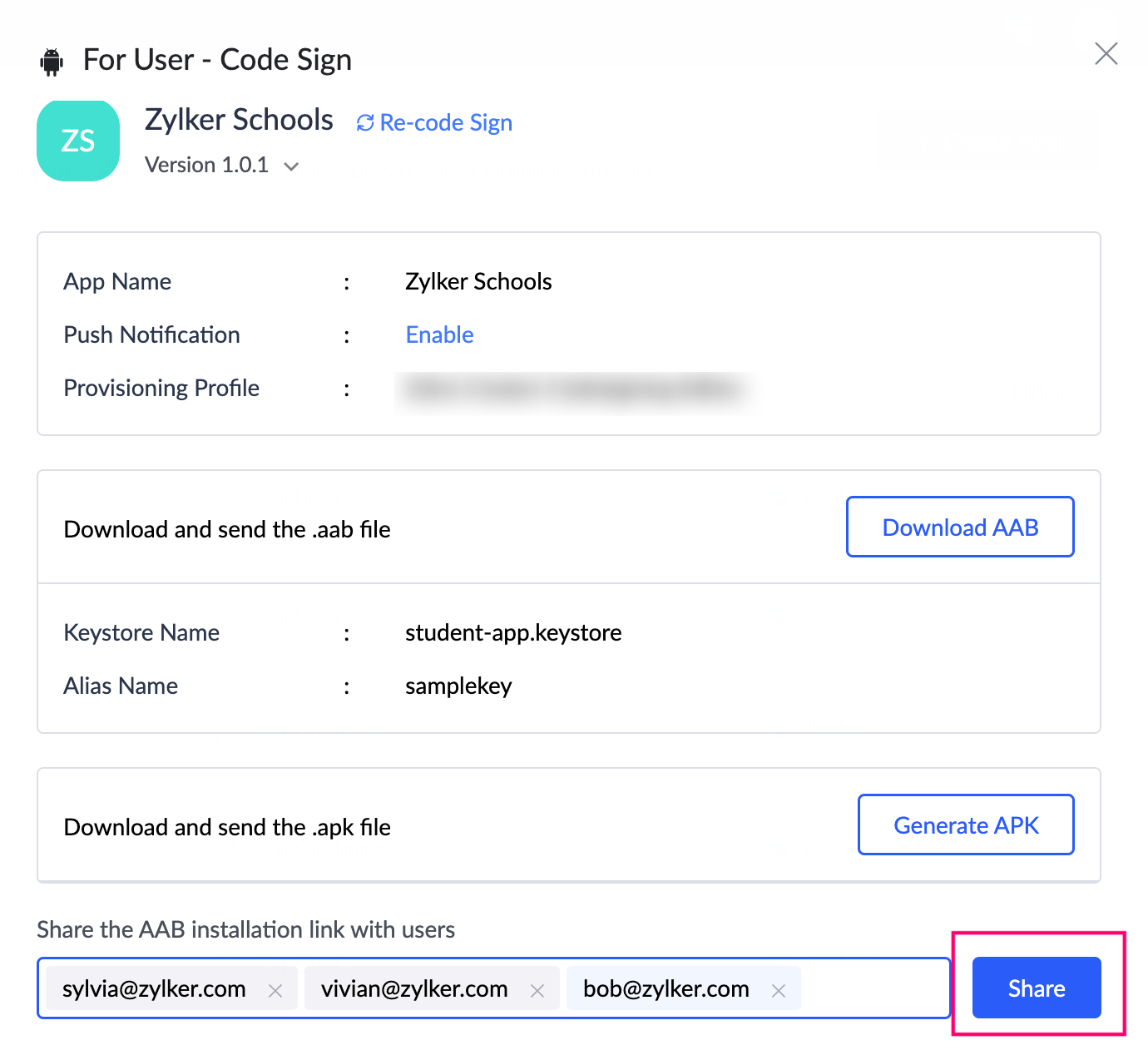 Your users will receive an email.