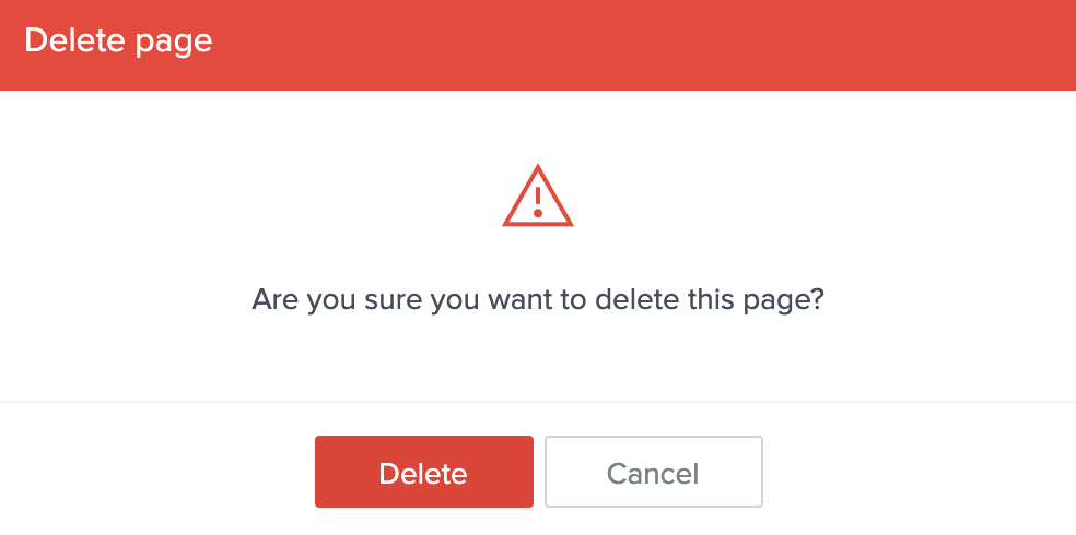 Rename Delete And Duplicate Pages Manageengine Appcreator Help