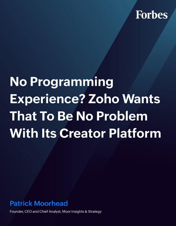 Simplifying Business App Development | Zoho Creator