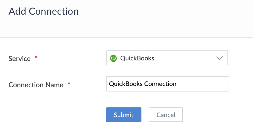 Configure QuickBooks Connection | Zoho Creator Help