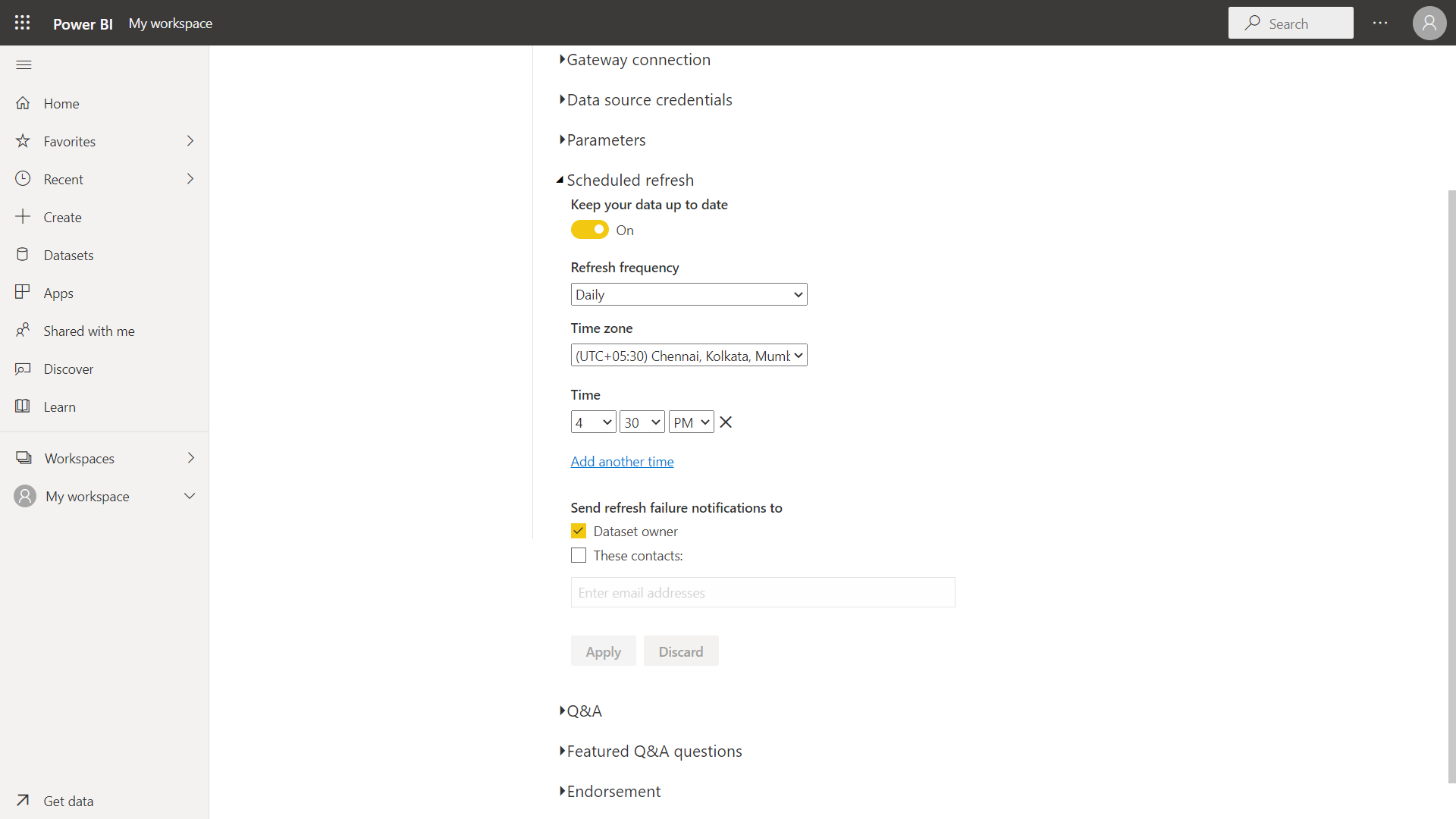 Scheduled Data Refresh | Zoho Creator Connector | Zoho Creator Help