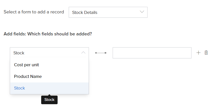 Configure add record action | ManageEngine AppCreator Help Configure add record action | ManageEngine AppCreator Help