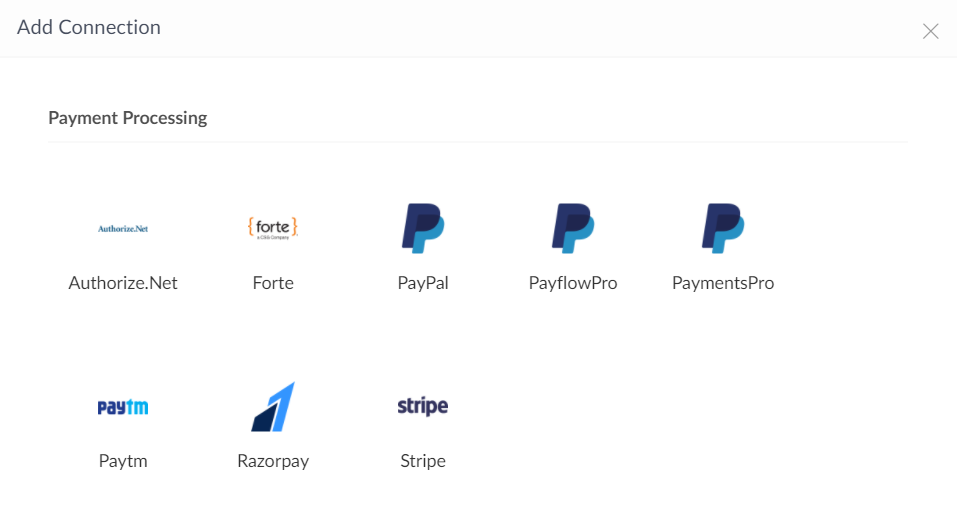 Create payment workflow | Zoho Creator Help