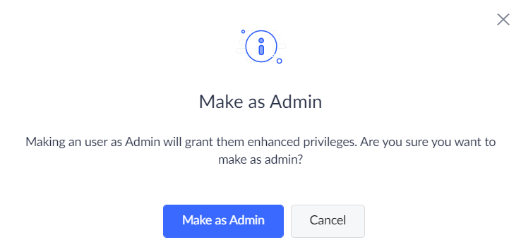 In the user listing page the designation Administrator designation will ...