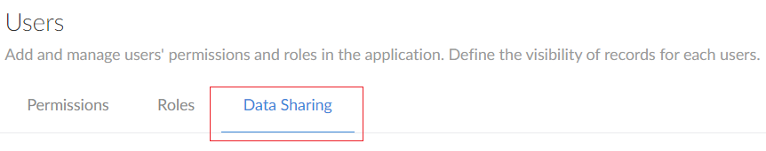 Configure data sharing rules | Zoho Creator Help