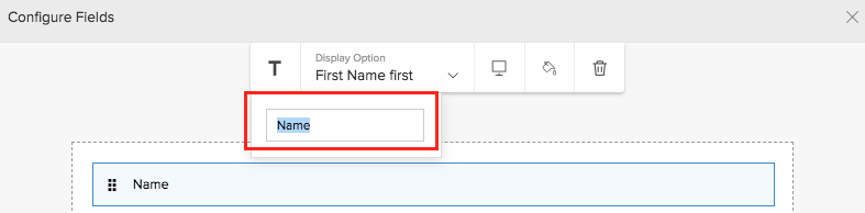 Set Field Name | ManageEngine AppCreator Help