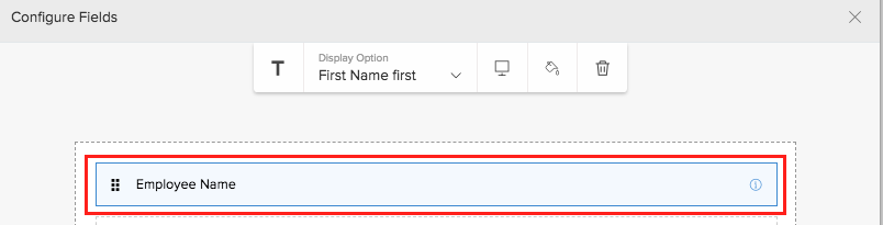 Set Field Name | ManageEngine AppCreator Help