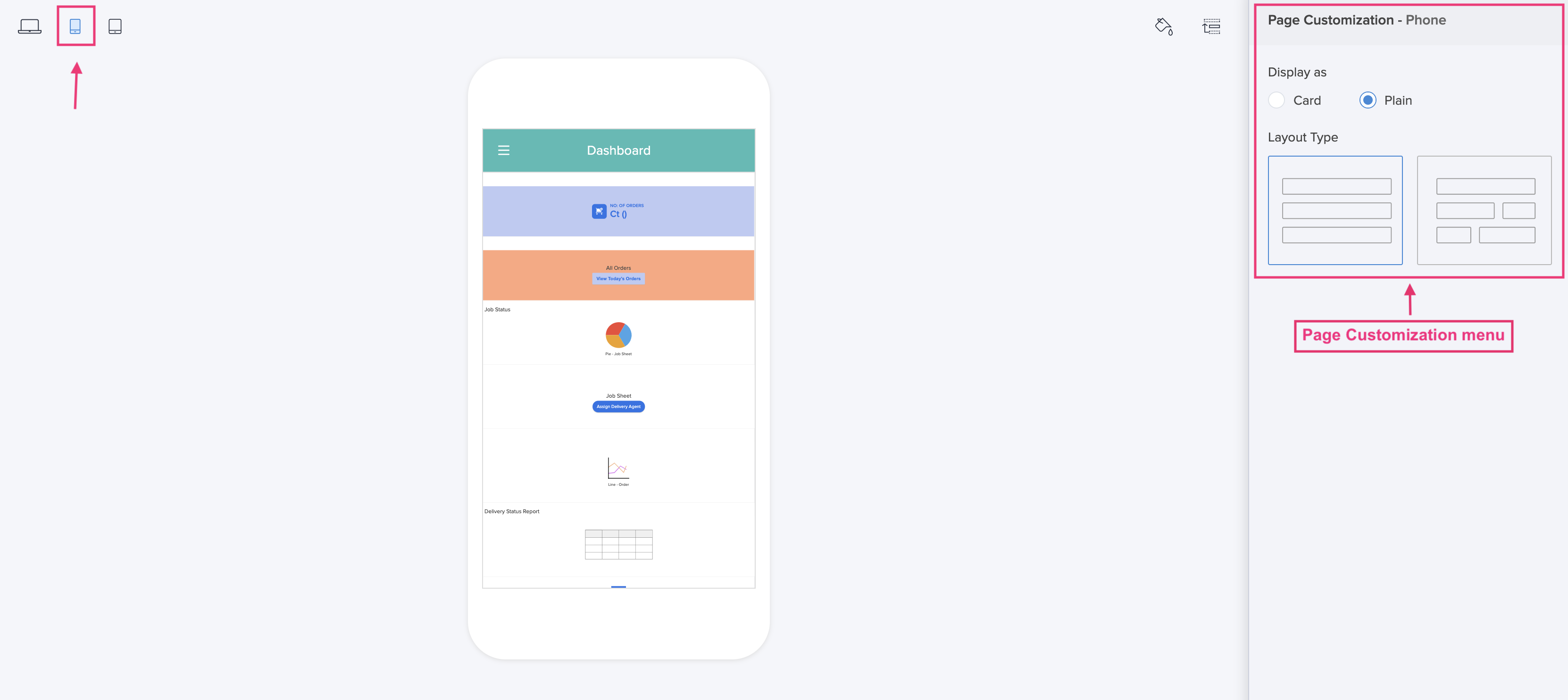 Customize Page Layout for Mobile | Zoho Creator Help Customize Page Layout for Mobile | Zoho Creator Help
