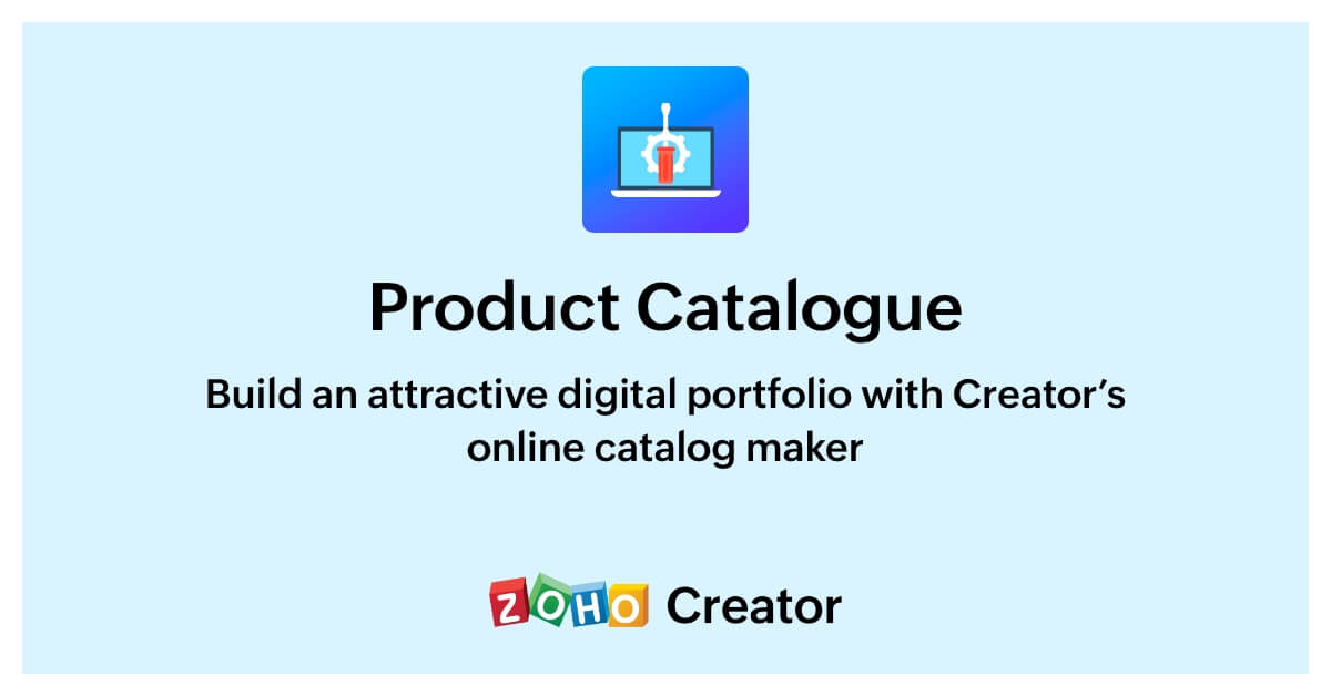 Free Online Catalog Maker | Customizable Online Catalog Software - Zoho ...