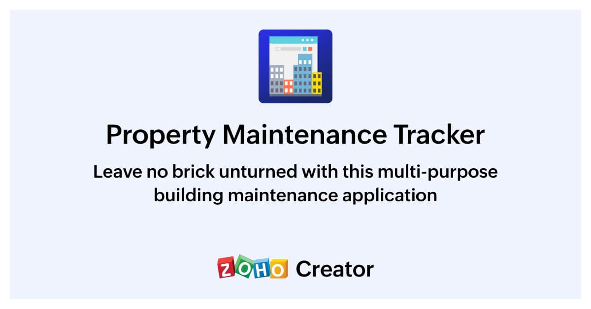 Free building maintenance software | Customizable property maintenance ...
