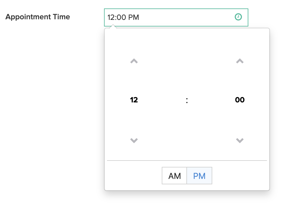 Understand Time Field | Zoho Creator Help Understand Time Field | Zoho Creator Help