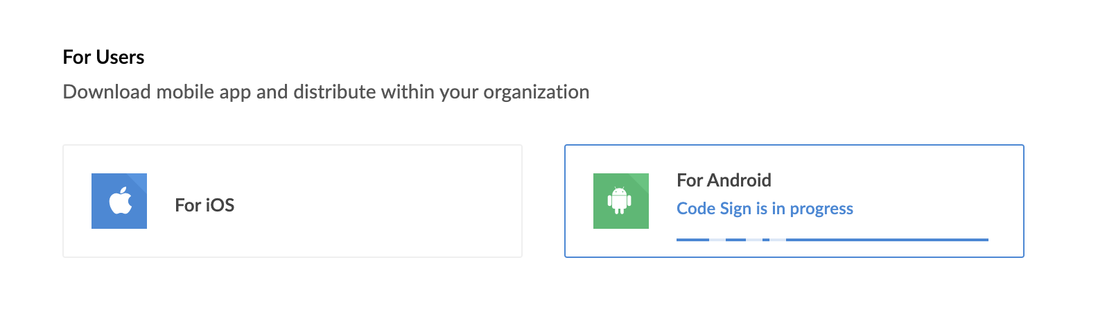 Code Sign Android App for Users | Zoho Creator Help