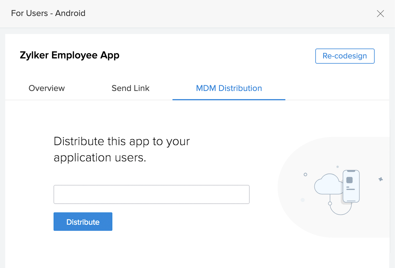 Code Sign Android App for Users | Zoho Creator Help