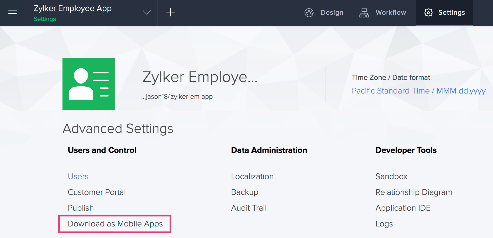 Code Sign Android App for Users | Zoho Creator Help