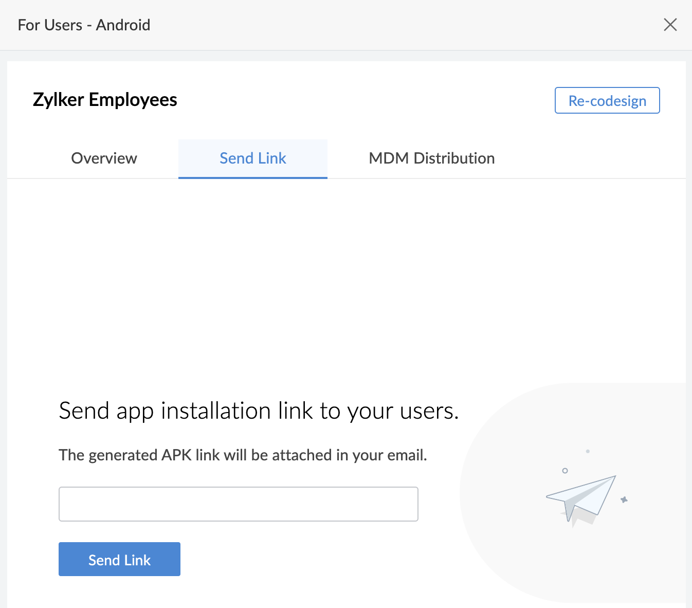 Code Sign Android App for Users | Zoho Creator Help