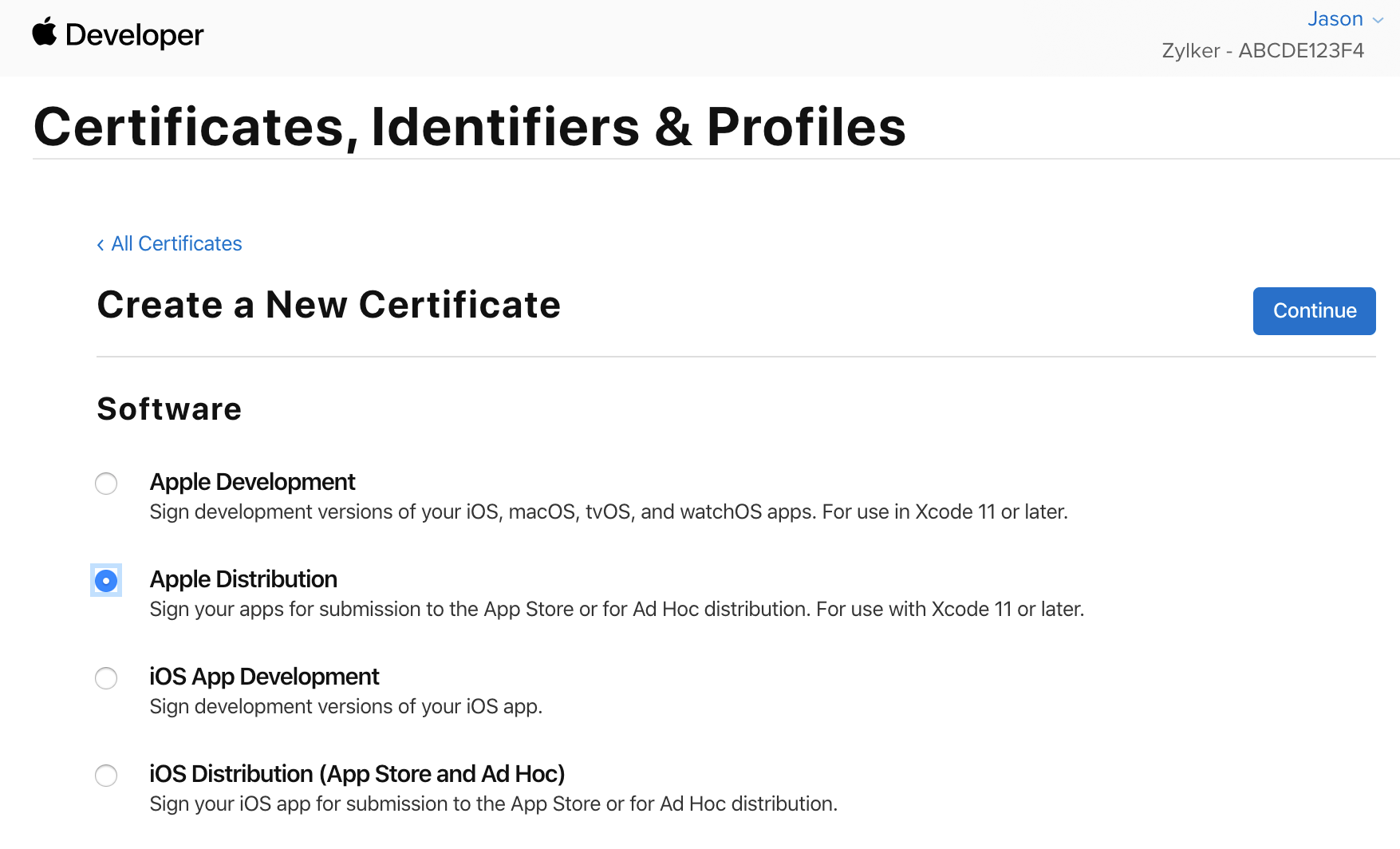 Prerequisites for Code Signing Customer App | Zoho Creator Help