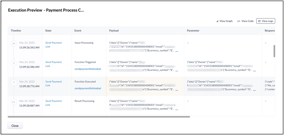 Testing and Execution of a Circuit | Online Help - Zoho CRM