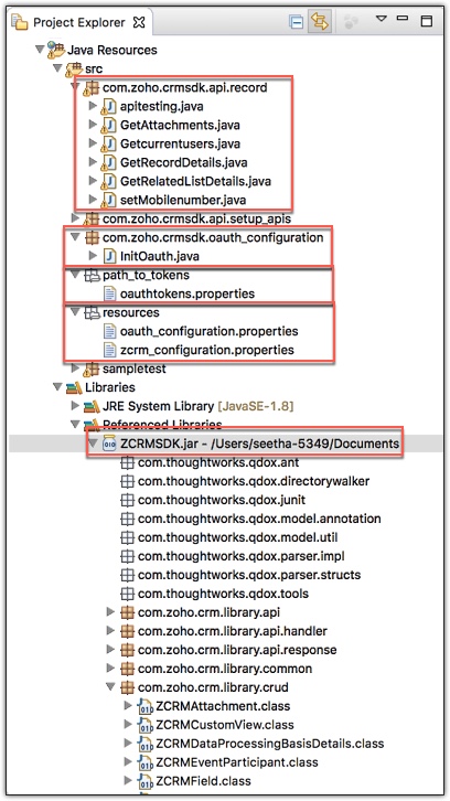 Create Java Apps - Java SDKs | Online Help - Zoho CRM Create Java Apps - Java SDKs | Online Help - Zoho CRM