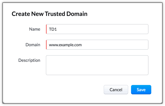 Client Scripting - Trusted Domains | Online Help - Zoho CRM