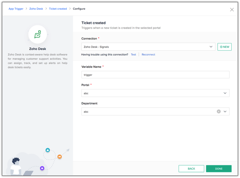 Triggering a Signal through Zoho Flow | Online Help - Zoho CRM Triggering a Signal through Zoho Flow | Online Help - Zoho CRM