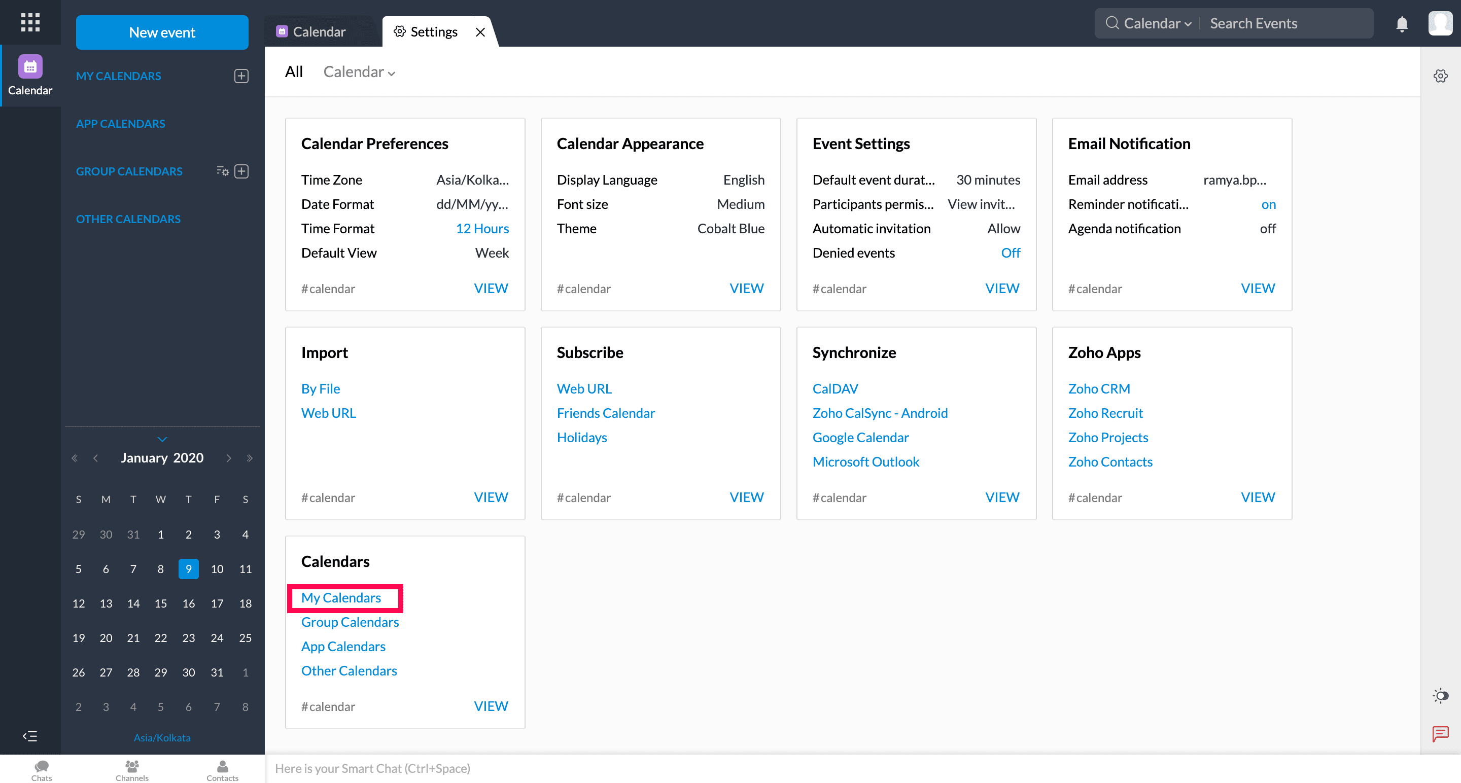 Zoho Calendar attributes | Help - Zoho Deluge Zoho Calendar attributes | Help - Zoho Deluge