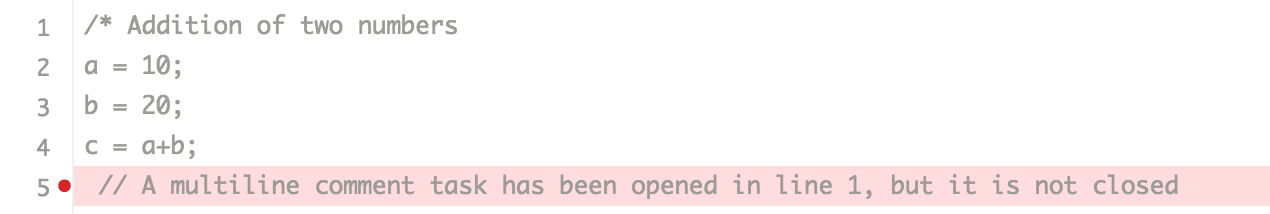 Error Messages | Help - Zoho Deluge