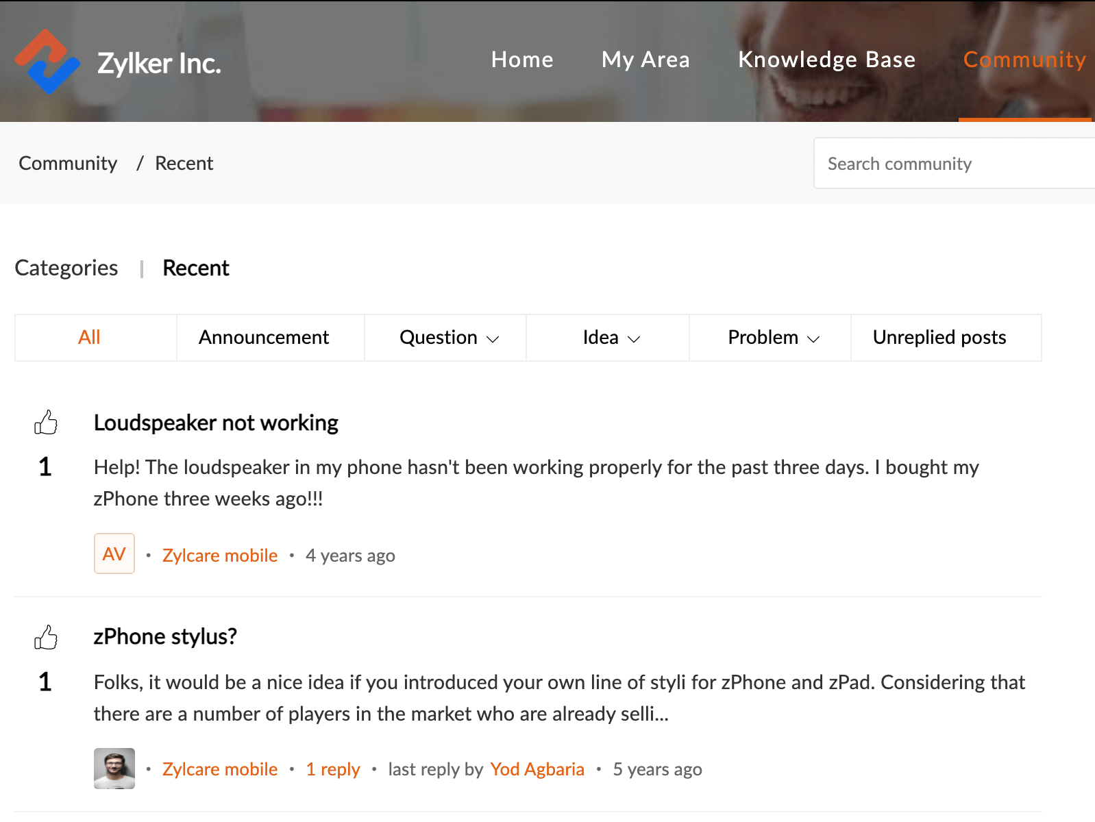 Kennismanagement systeem | Zoho Desk