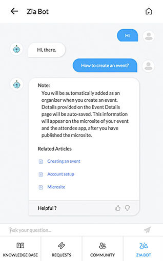 Zoho Desk - La Sala de pruebas | Presentamos a Zia, la IA contextual de ...